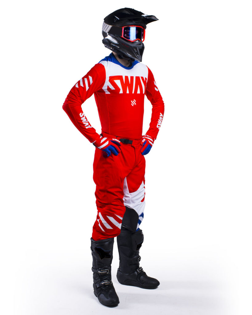 MX Gear Set SX0 - Red Blue - MX Gear Set - Sway MX